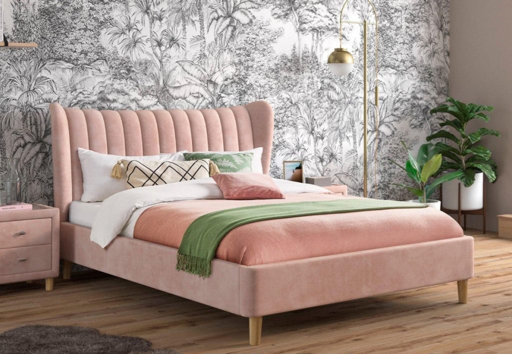 Paturi tapitate pentru dormitor ߩ modele prevazute cu lada de ...